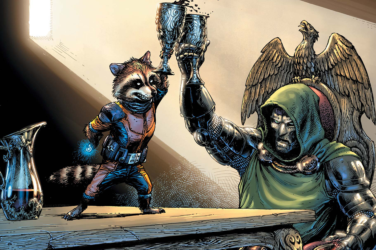 First Issue Bin: 'Doctor Doom & Rocket Raccoon' #1 - Pop Heist